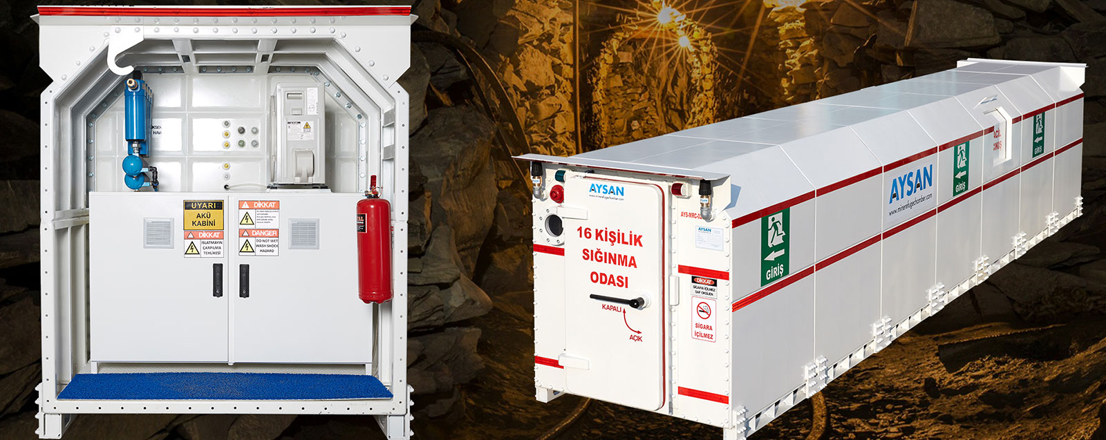 Gas detection in mine refuge chambers in Turkey